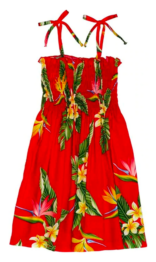 Girls Tropical Print Hawaiian Dresses, Lots of Styles. – Paradise ...